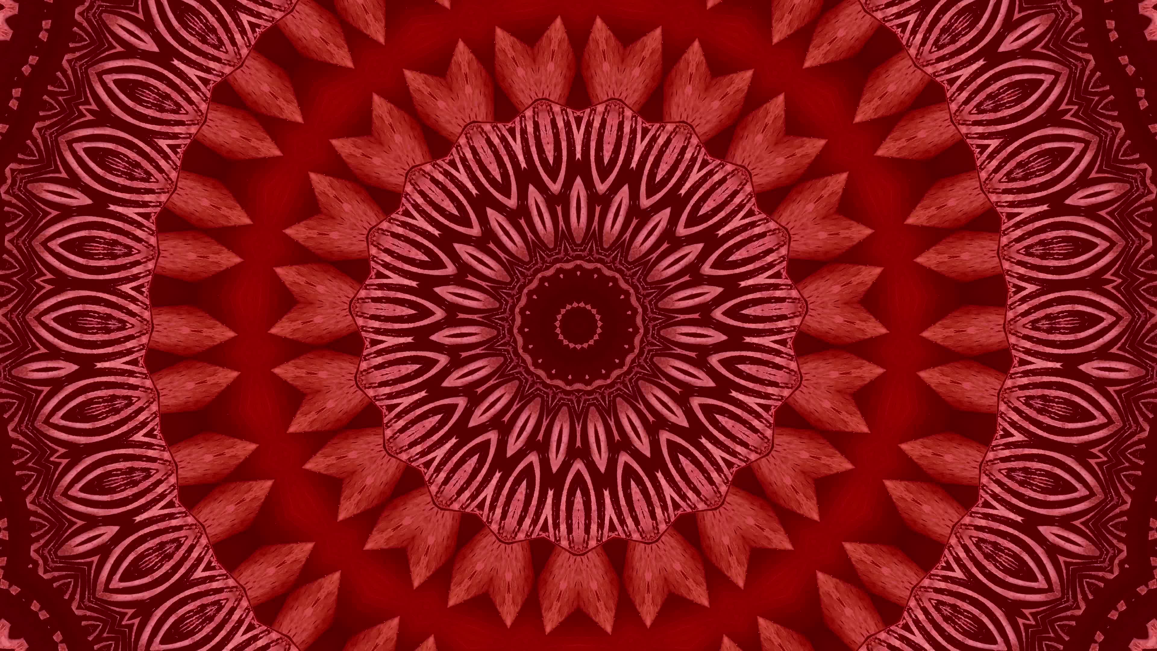 Red abstract pattern background. 4K geometric energy fractal texture ...