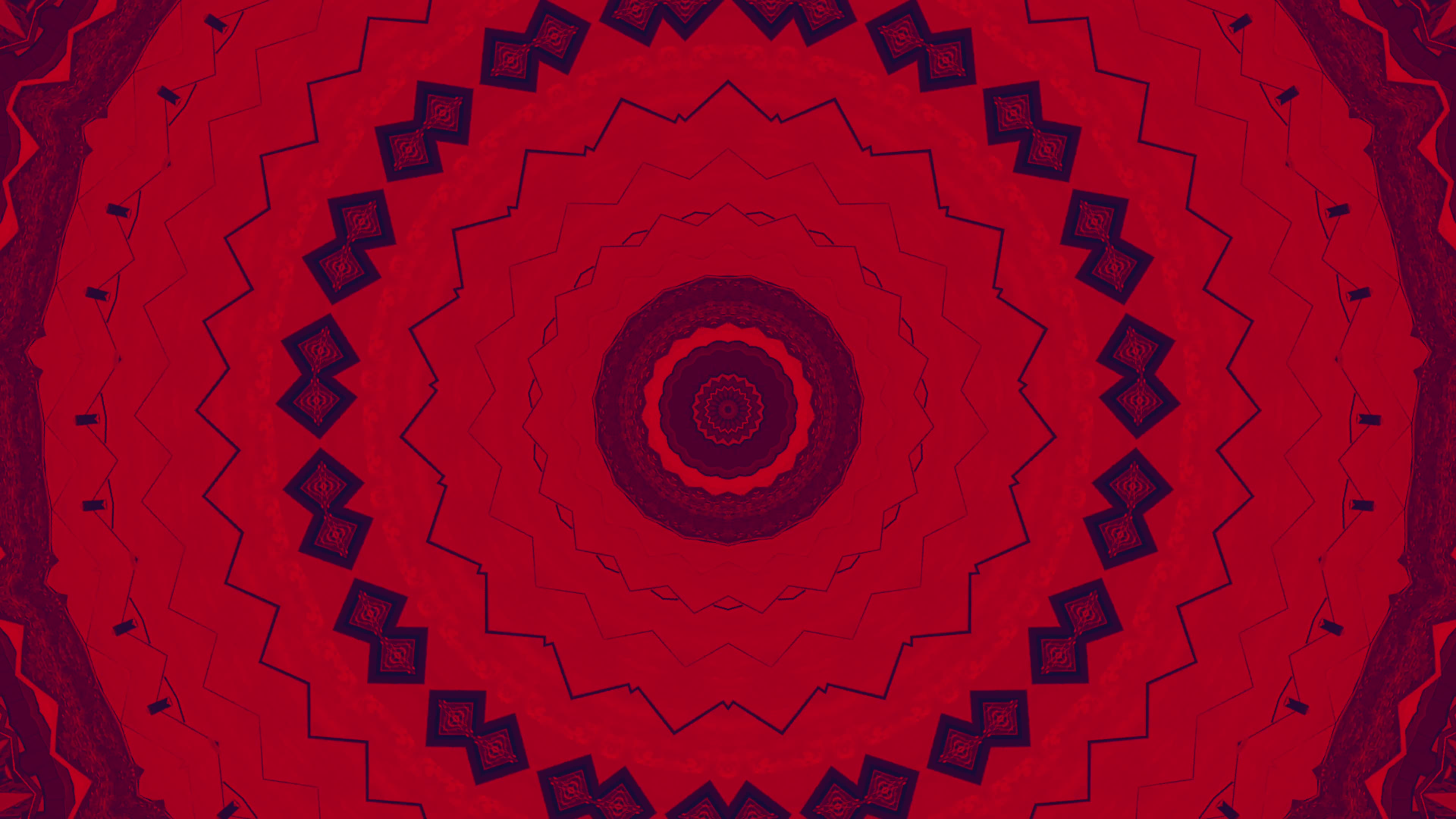 Red abstract pattern background. 4K geometric energy fractal texture ...