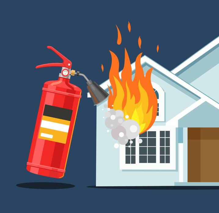 Home Fire Safety Clip Art