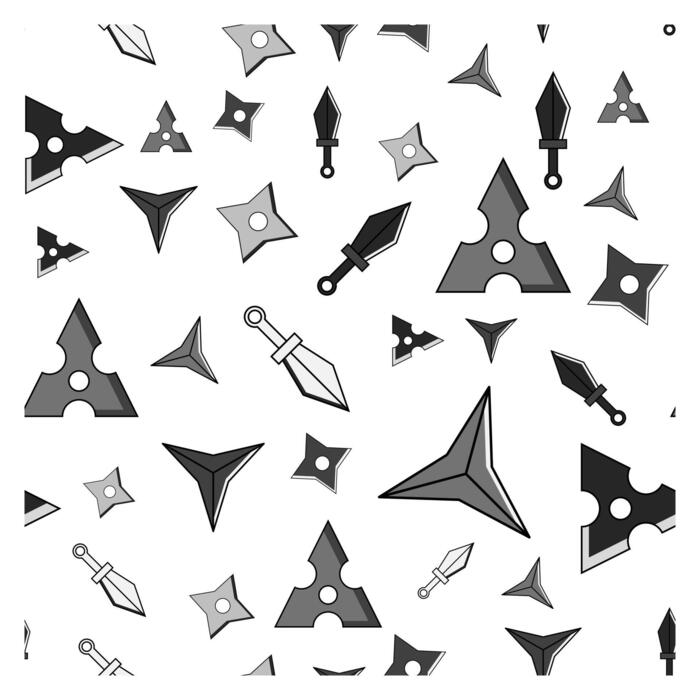 Ninja Pattern Vector Art, Icons, and Graphics for Free Download