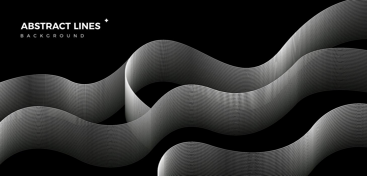 Abstract Wavy Lines Vector Art, Icons, and Graphics for Free Download