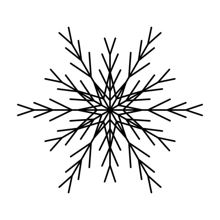Simple Snowflake Vector Art, Icons, and Graphics for Free Download