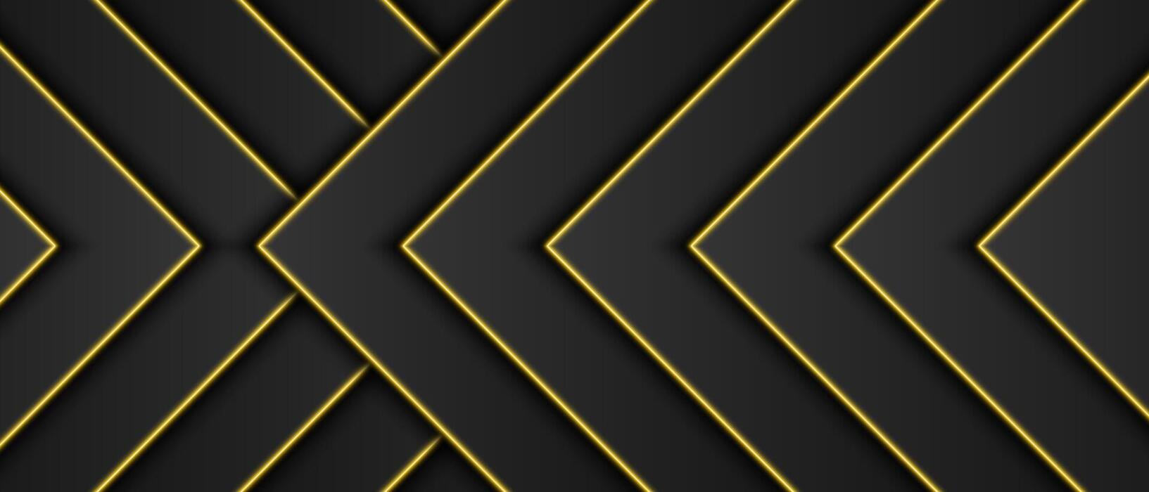 Abstract black hexagonal overlap layer background, hexagon shape pattern, dark minimal design ...