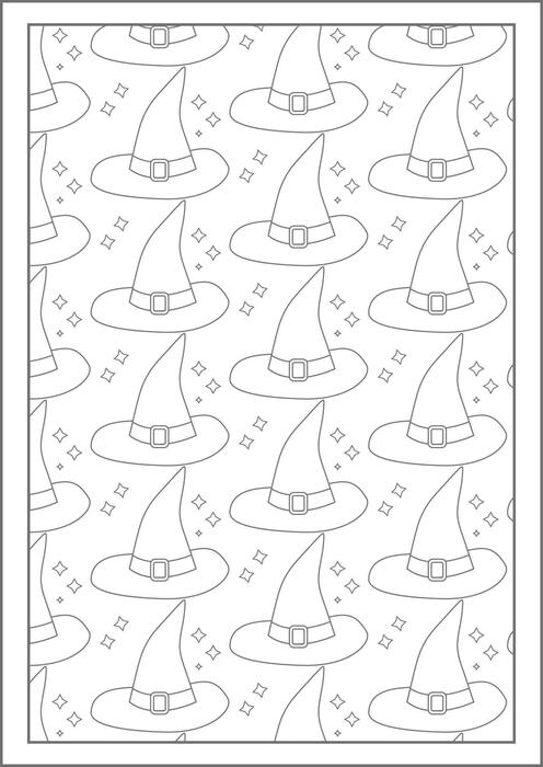 Halloween Coloring Page Vector Art, Icons, and Graphics for Free Download