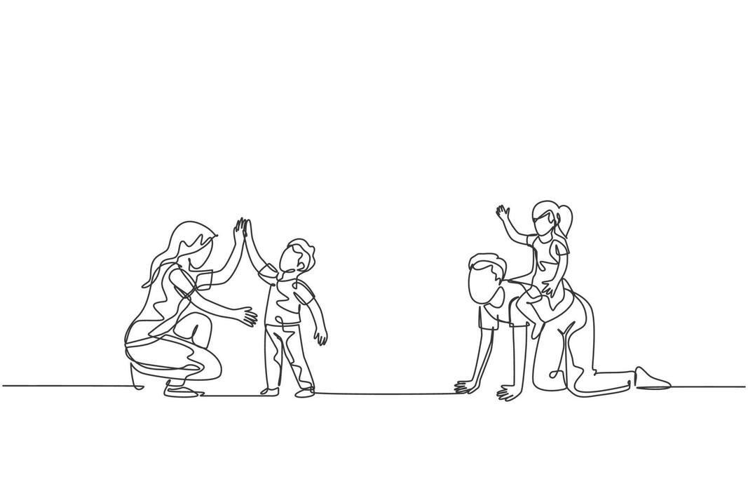 Children Line Vector Art, Icons, and Graphics for Free Download