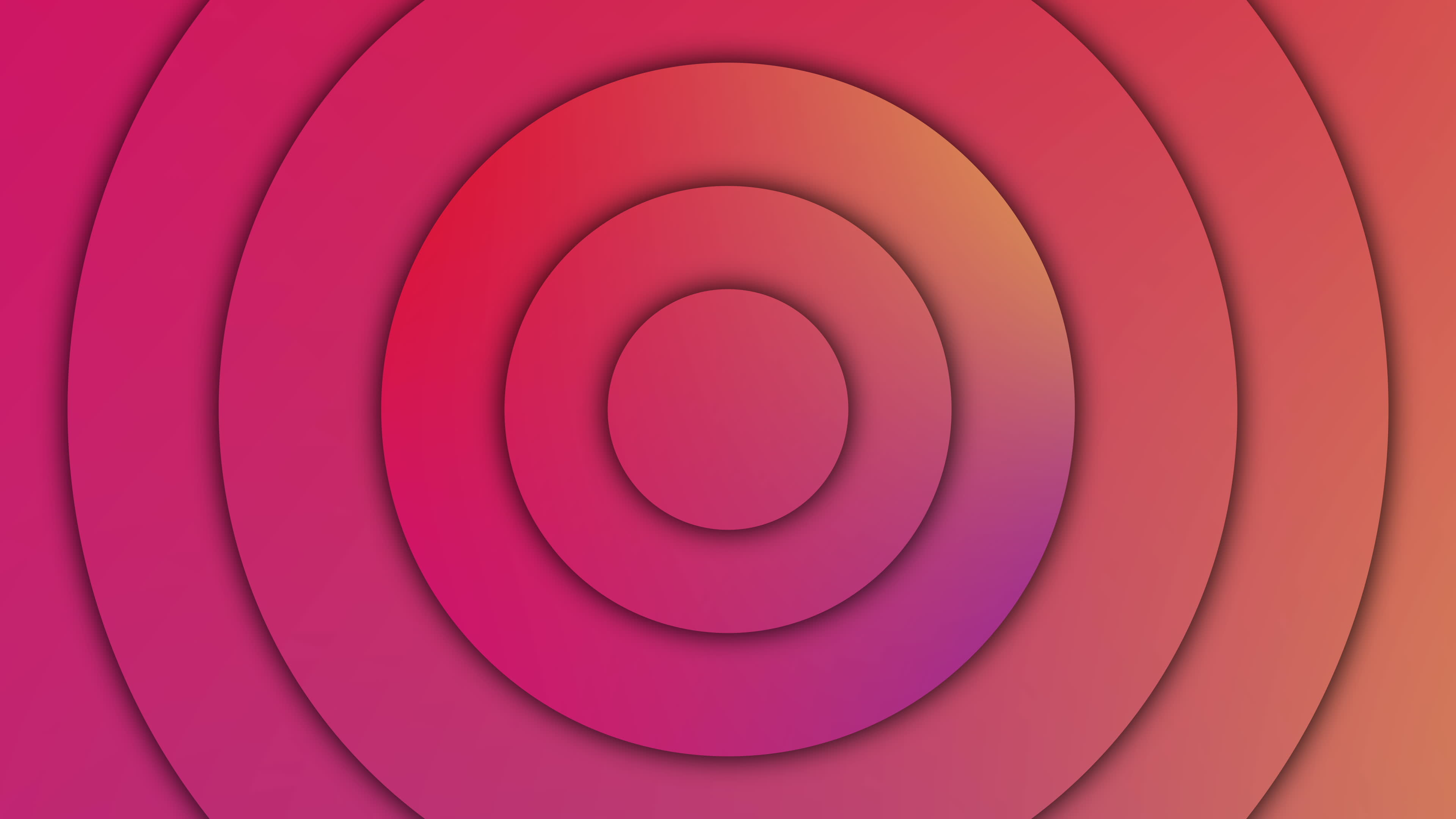 Abstract Pattern Of Circles With The Effect Of Displacement Radio Waves In Circle Form