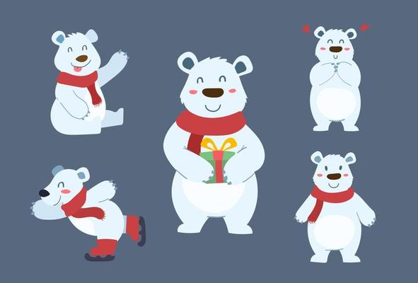 Polar Bear Vector Art Icons And Graphics For Free Download