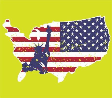 vector de mapa de Estados Unidos 4773344 Vector en Vecteezy