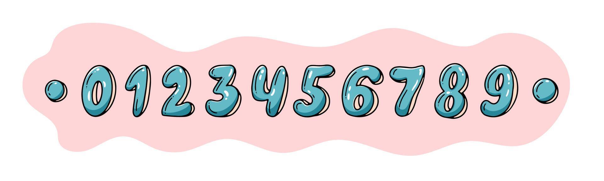 Bubble Numbers Vector Art, Icons, and Graphics for Free Download