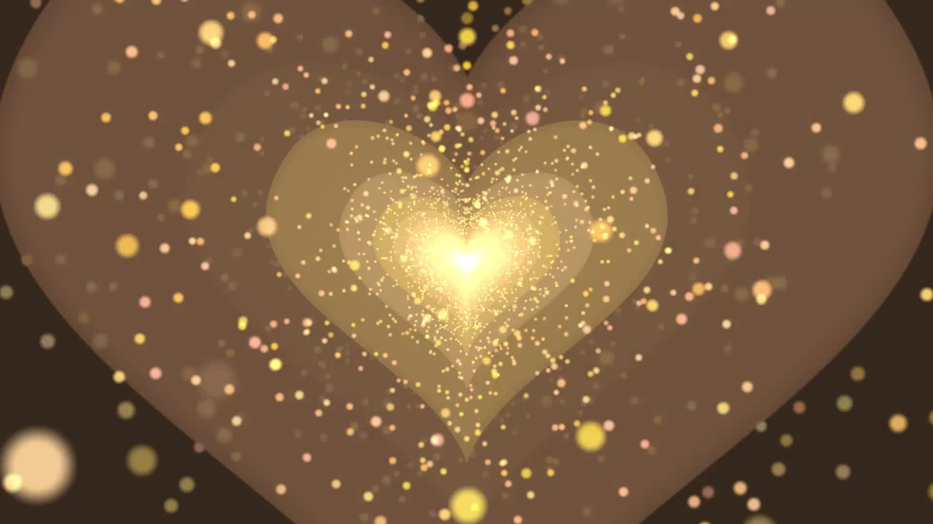 Animated Glitter Hearts