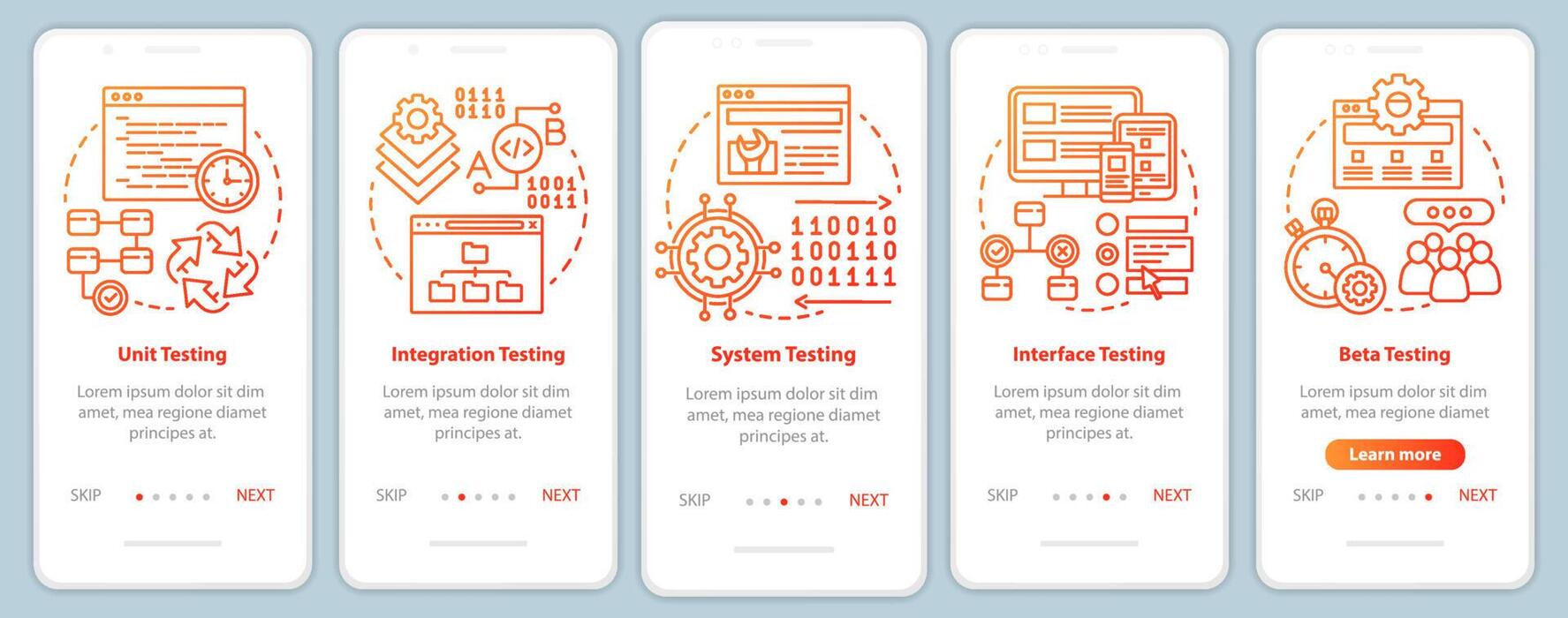 Mobile App Testing Vector Art Icons And Graphics For Free Download