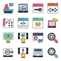 Pack of Finance Icons 5157181 Vector Art at Vecteezy