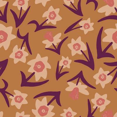 Simple Flower Pattern Vector Art, Icons, and Graphics for Free Download
