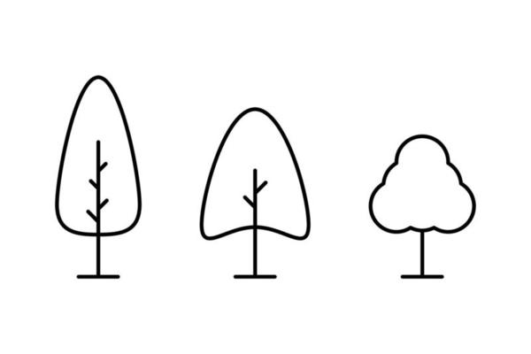 Tree Line Vector Art, Icons, and Graphics for Free Download