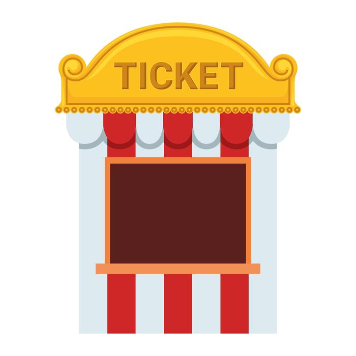 Ticket Booth Vector Art, Icons, and Graphics for Free Download