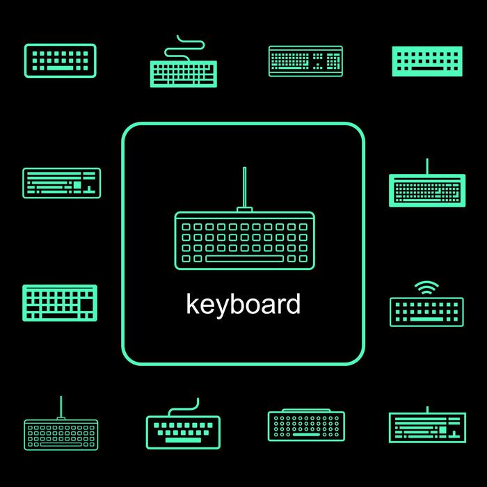 Keyboard Letters Vector Art, Icons, and Graphics for Free Download