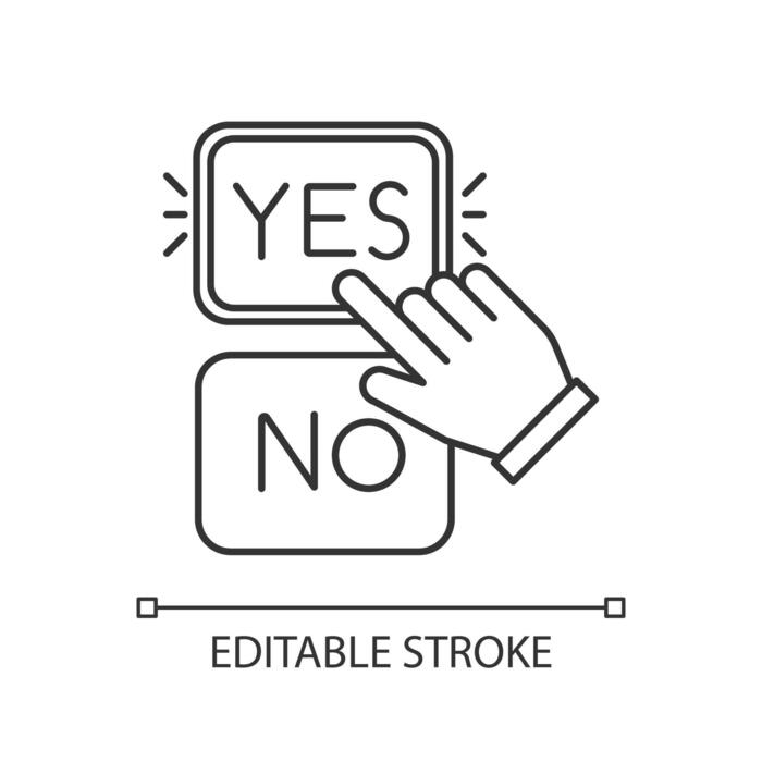 Yes No Button Vector Art, Icons, and Graphics for Free Download