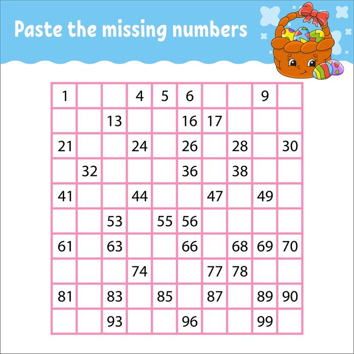 Numbers 1 100 Vector Art, Icons, and Graphics for Free Download