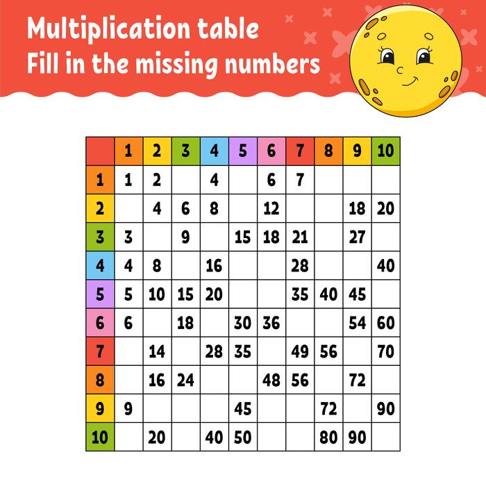 Children learning math with math symbol and icon 3839146 Vector Art at ...