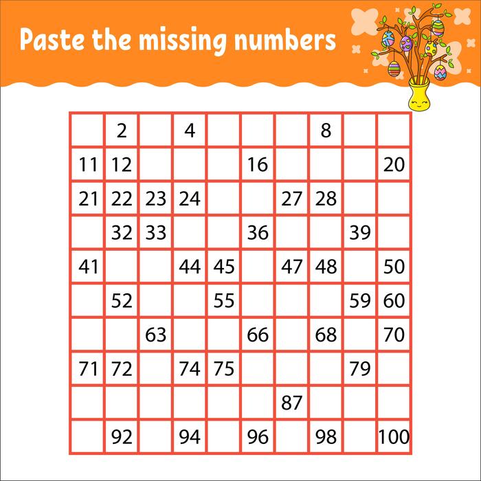 Numbers 1 100 Vector Art, Icons, and Graphics for Free Download