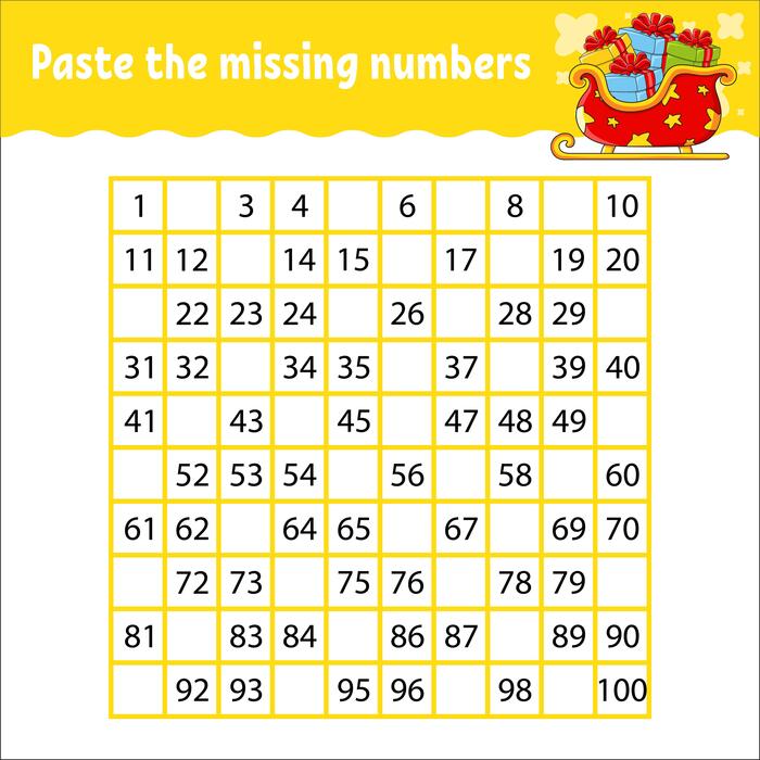 Numbers 1 100 Vector Art, Icons, and Graphics for Free Download