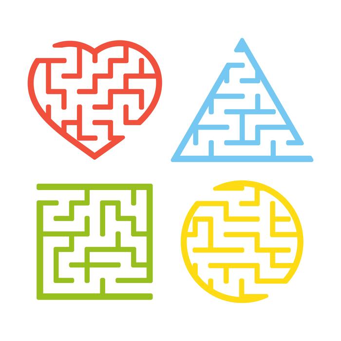 Simple Maze Vector Art, Icons, and Graphics for Free Download