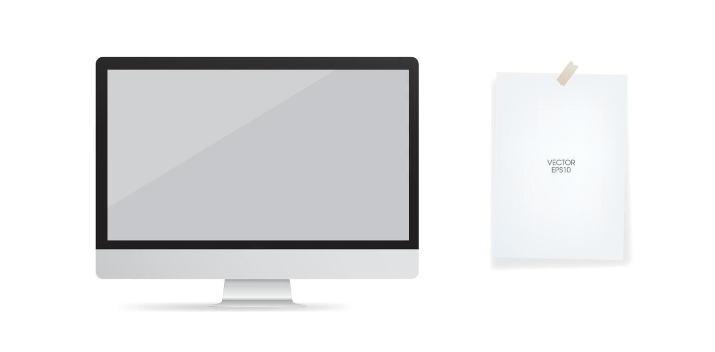 Blank Computer Vector Art, Icons, and Graphics for Free Download