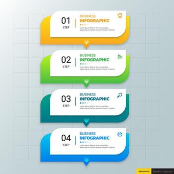 Colorful rectangular infographics template 3803162 Vector Art at Vecteezy