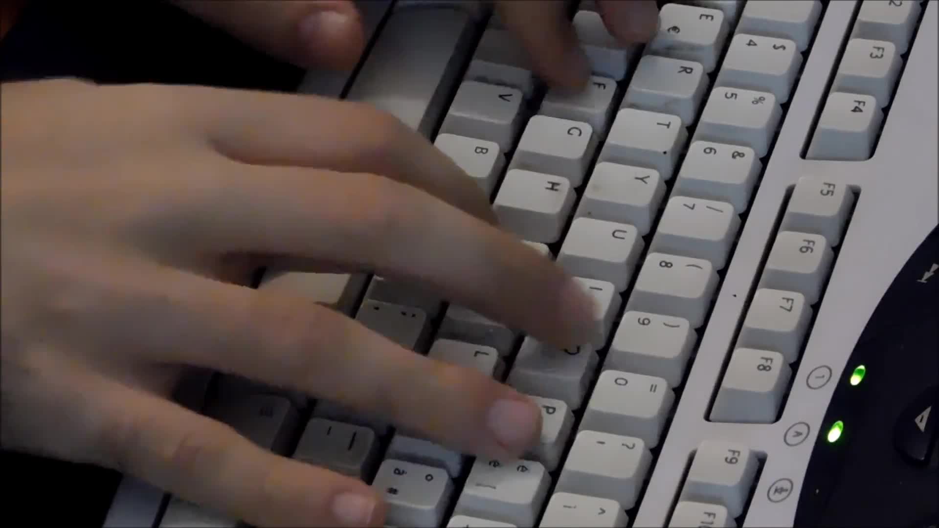 Writing On Computer Stock Video Footage for Free Download