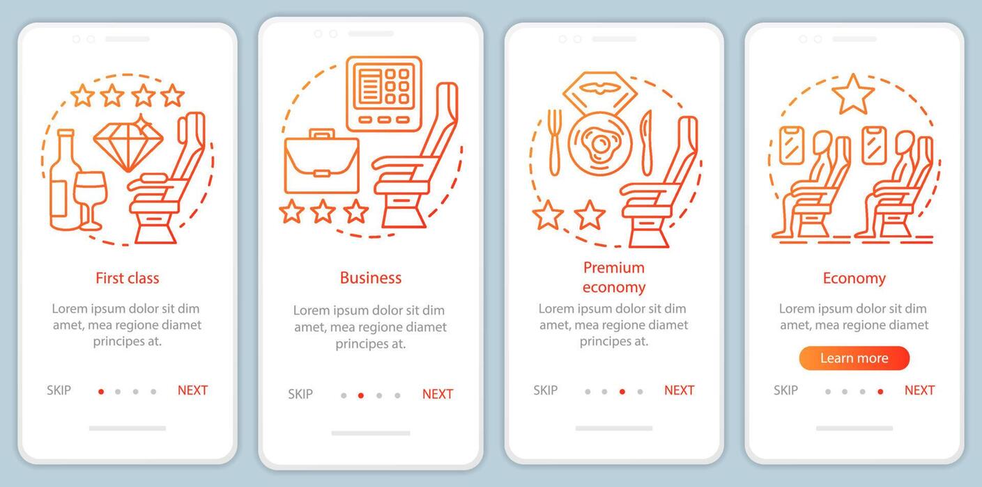 Cross Platform Connection Onboarding Mobile App Page Screen Vector Template Cloud Computing