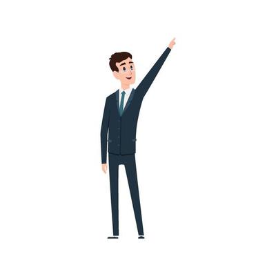Man Pointing Up Vector Art, Icons, and Graphics for Free Download