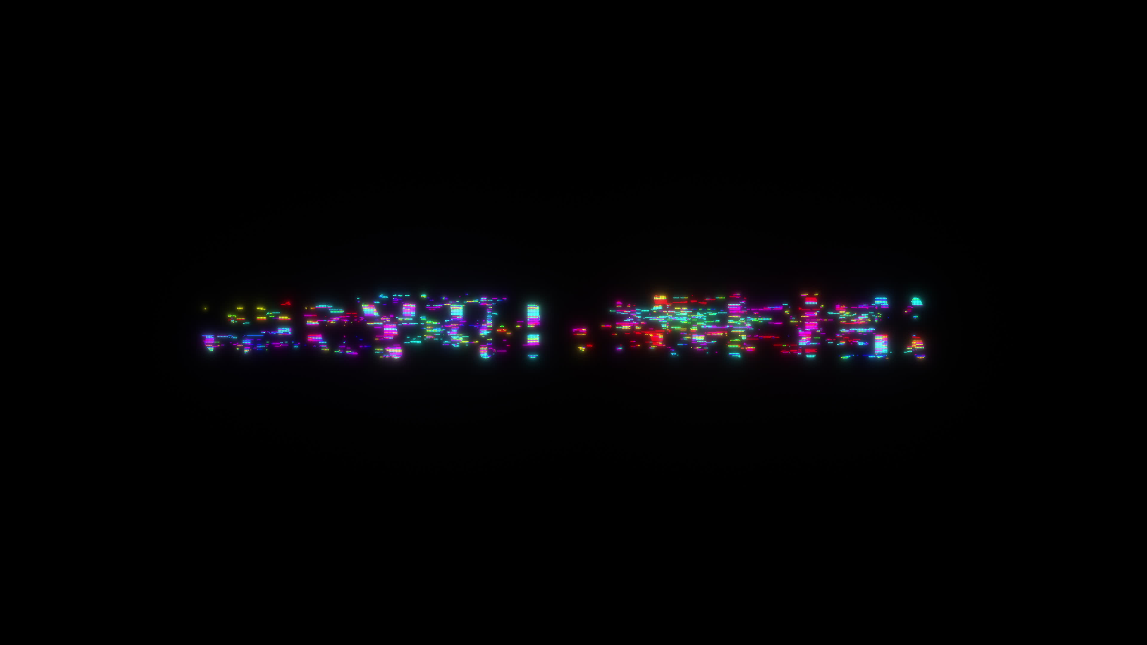 Game Over Colorful Text Word Flicker Light Animation Loop With Glitch Text 4161287 Stock Video