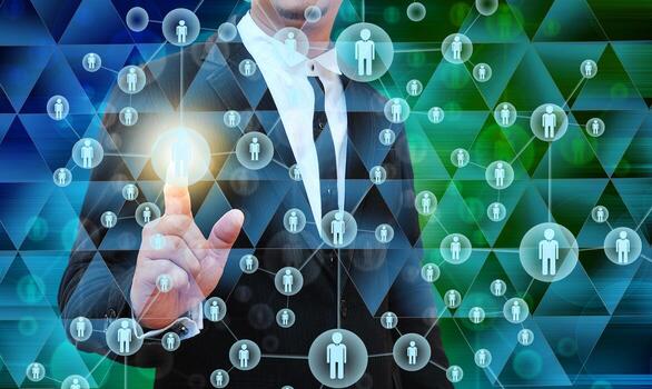 Businessman Choosing the right person 4183959 Stock Photo at Vecteezy