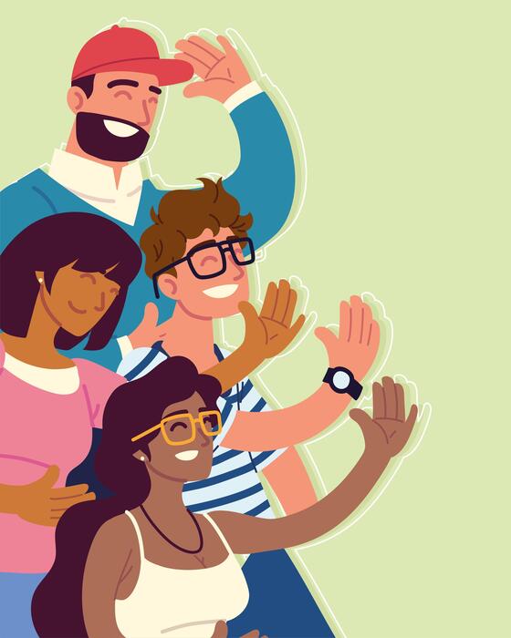 Smiling People Vector Art, Icons, and Graphics for Free Download