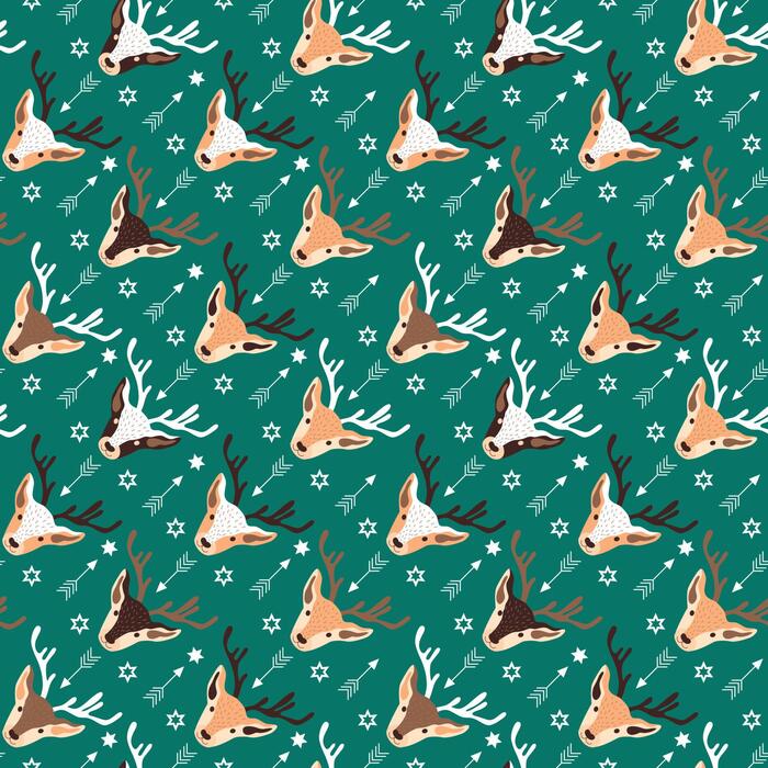 Christmas Reindeer Head Vector Art, Icons, and Graphics for Free Download