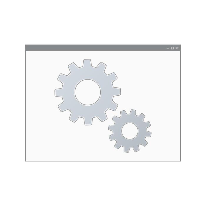 Mockup of computer program window isolated on white background 5242940 ...