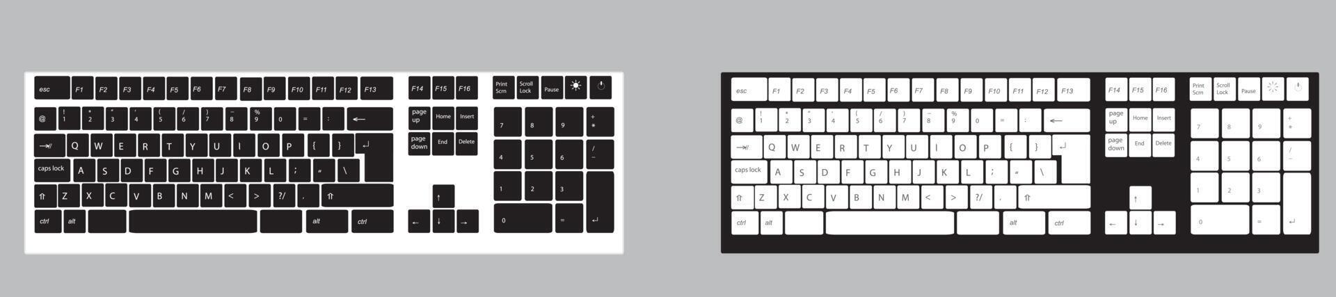 Computer Keyboard Keys Vector Art, Icons, and Graphics for Free Download