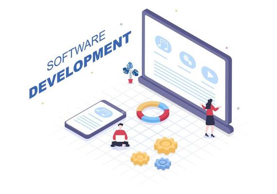 Software Development Team Vector Art Icons And Graphics For Free Download