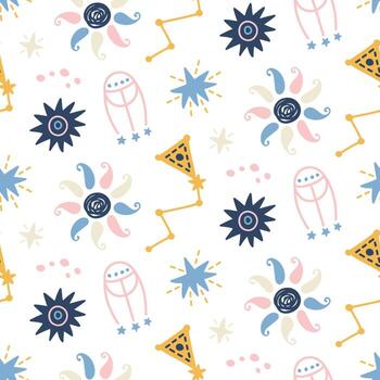 Outer Space childish seamless pattern 4264081 Vector Art at Vecteezy