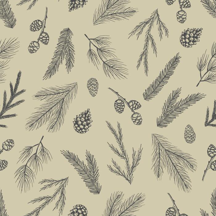 Pine Tree Pattern Vector Art, Icons, and Graphics for Free Download