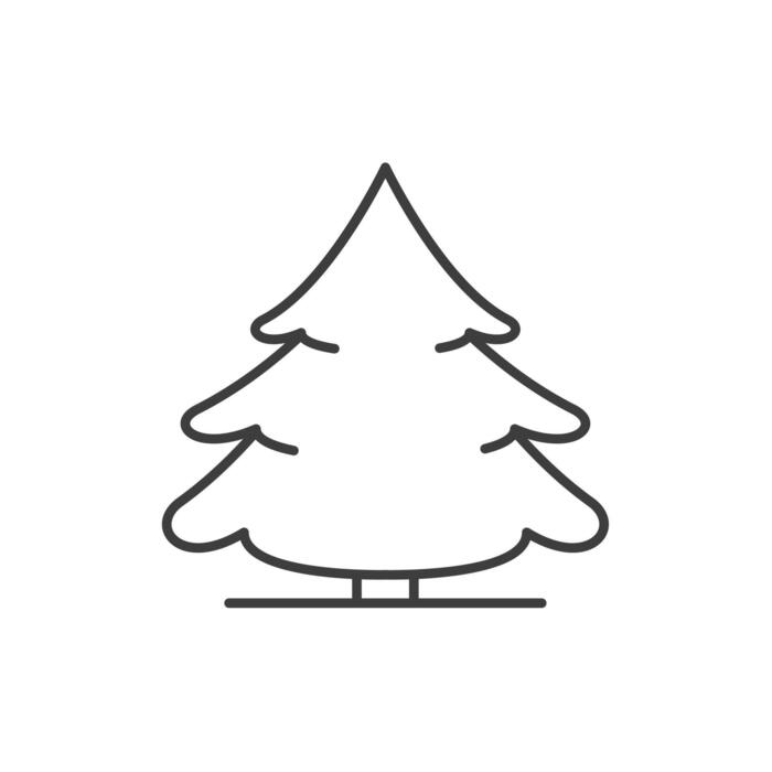 pine tree snow 5251537 Vector Art at Vecteezy