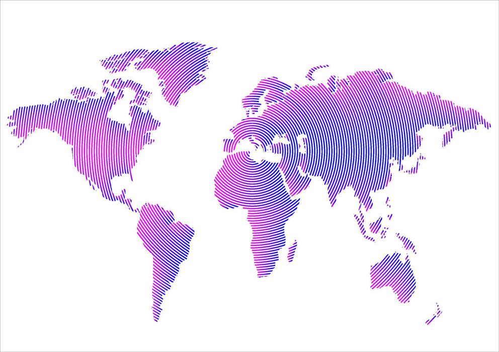 World Map Laser Cut Vector Art, Icons, and Graphics for Free Download