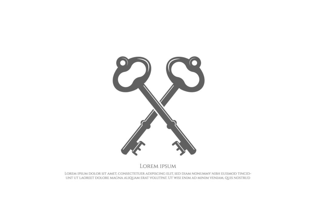 Crossed Keys Vector Art, Icons, and Graphics for Free Download