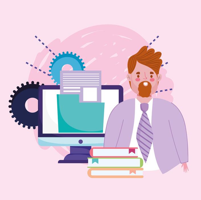 Computer Class Vector Art, Icons, and Graphics for Free Download