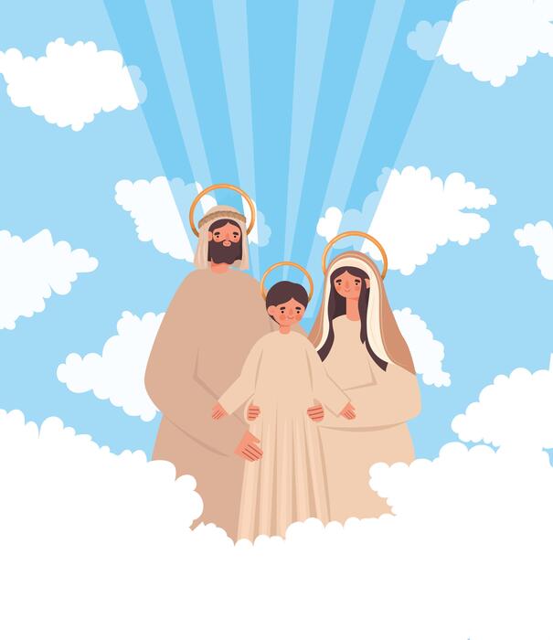 Holy Family Vector Art, Icons, and Graphics for Free Download