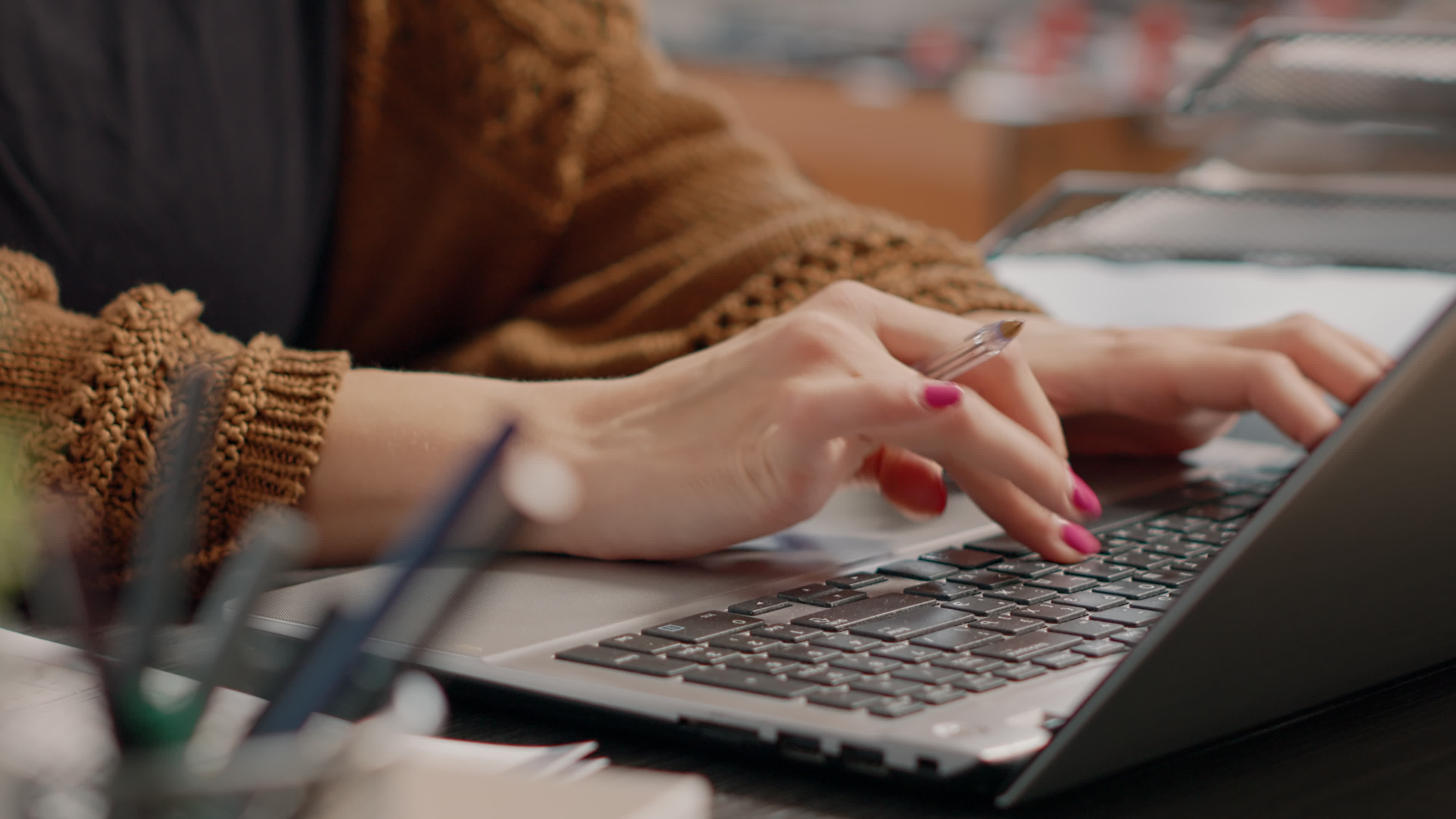 Close Up Of Woman Typing On Laptop Keyboard To Work 4439922 Stock Video At Vecteezy Close Up Of Woman Typing On Laptop Keyboard To Work 4439922 Stock Video At Vecteezy