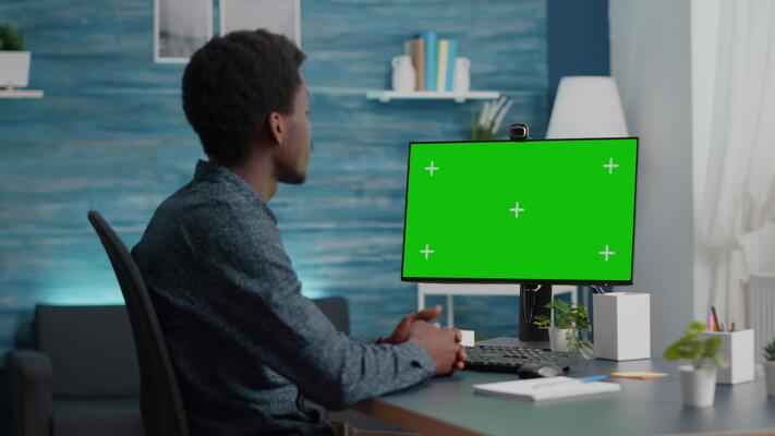 Talking Green Screen Stock Video Footage for Free Download