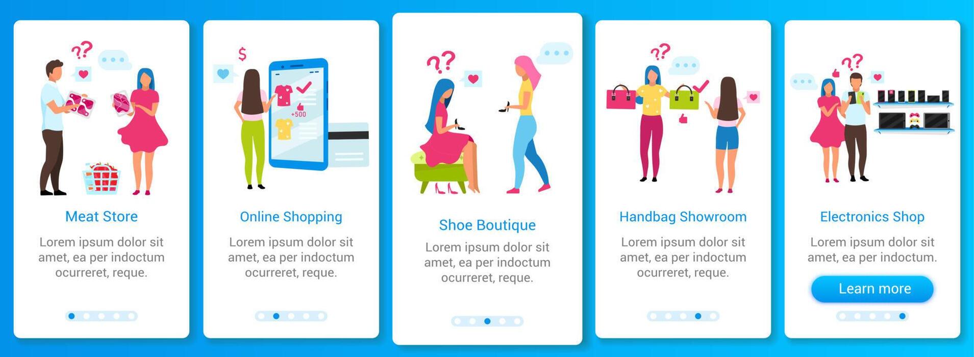 Shopping App Ui Vector Art Icons And Graphics For Free Download