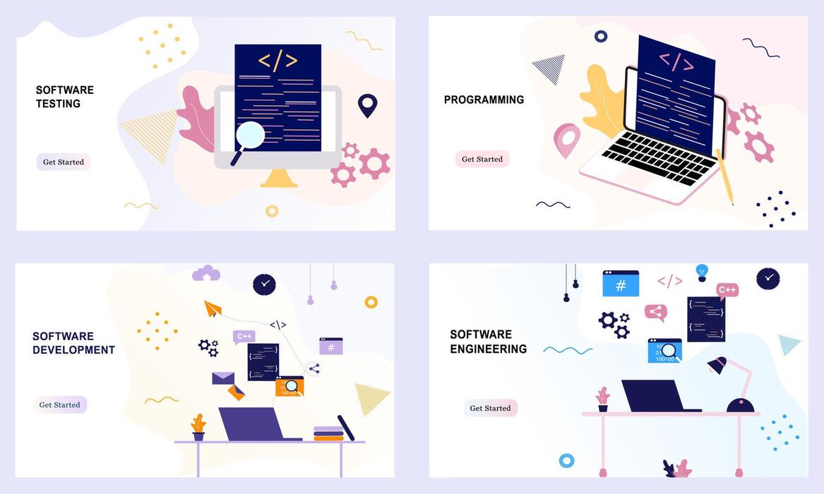 Gear code vector logo template. This design use developer symbol ...