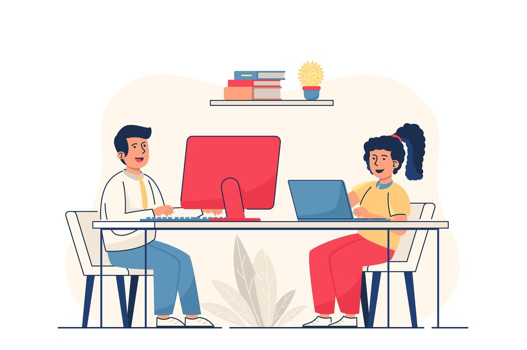 Computer Lesson Vector Art, Icons, and Graphics for Free Download